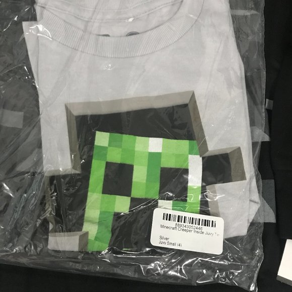 Mojang | Shirts & Tops | Jinx Minecraft Boys Creeper Inside Tshirt ...